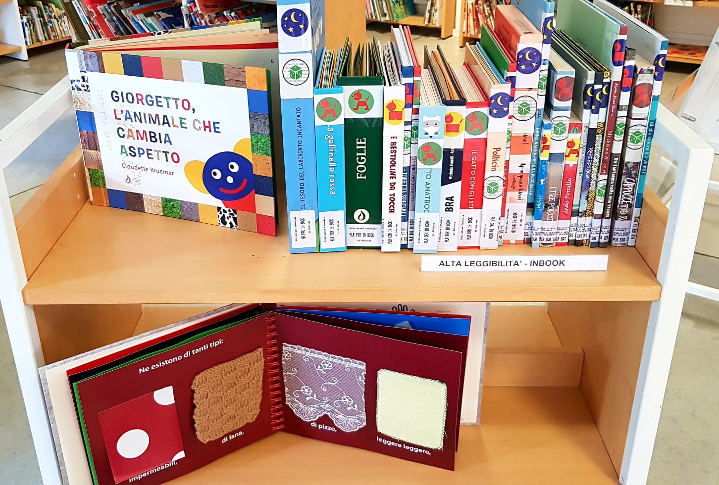 In biblioteca c’è lo scaffale “In tutti i sensi”, con libri speciali e ...