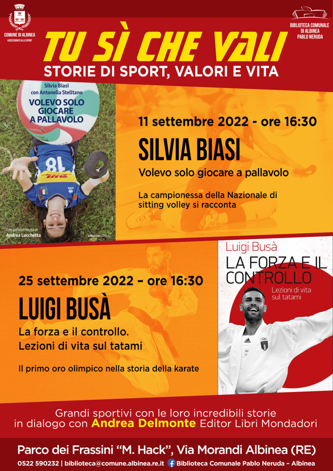 I grandi dello Sport ad Albinea con “Tu sì che vali” – Comune di Albinea