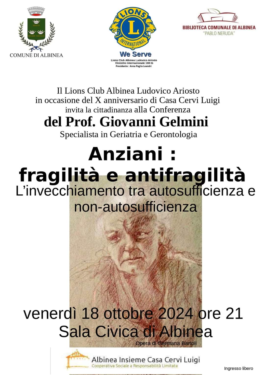 Il 18 ottobre in sala civica la conferenza sull’autosufficienza e la ...